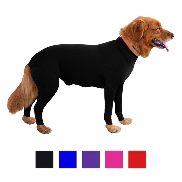 SHED DEFENDER Original Dog Onesie, Black, Small - Chewy.com