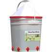 RENTACOOP Round 6-Port Chicken Waterer with No-Roost Cap, 5-gallon ...