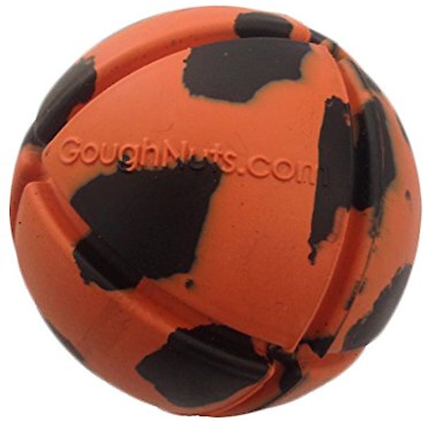 Out of Stock - GOUGHNUTS Interactive Ball Dog Toy, Orange - Chewy.com