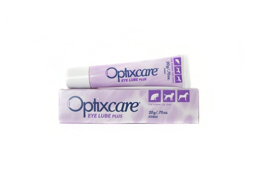 OPTIXCARE Dog & Cat Eye Lube Plus Lubricating Gel, 0.70-oz tube - Chewy.com