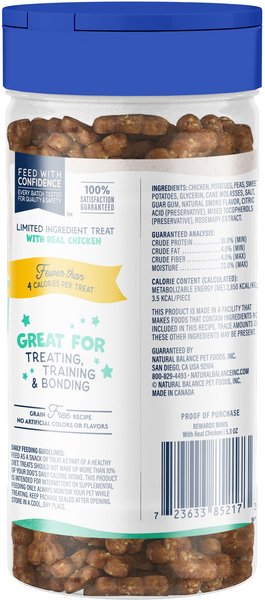 NATURAL BALANCE Rewards Minis with Real Chicken Dog Treats, 5.3-oz bag ...