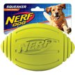 NERF DOG Ridged Squeak Football Dog Toy, Large, Green - Chewy.com