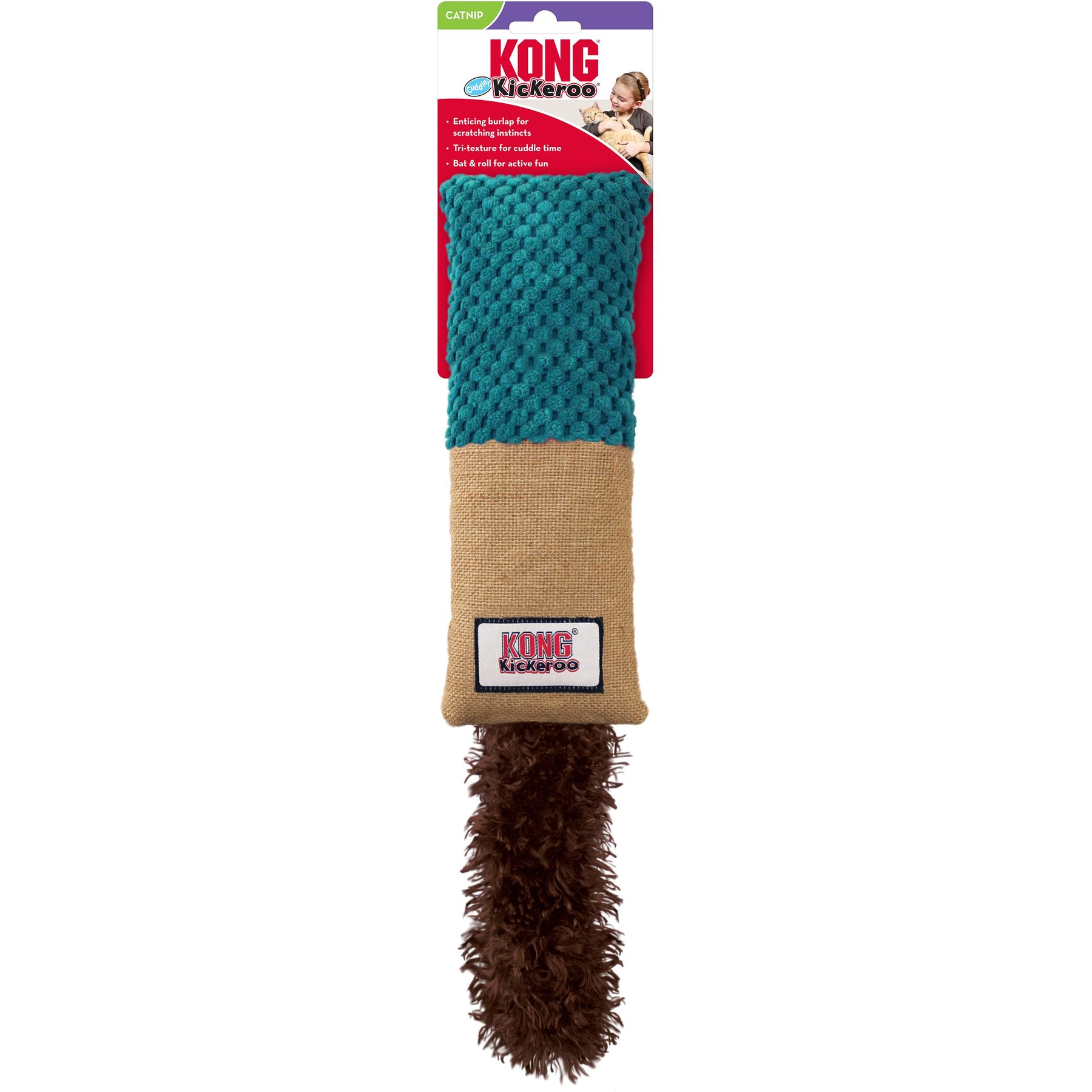 KONG Kickeroo Cuddler Cat Toy, Color Varies - Chewy.com