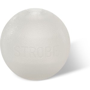 OUTWARD HOUND Orbee-Tuff LED Strobe Ball Tough Dog Chew Toy, White ...