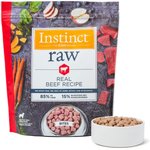 INSTINCT Raw Frozen Adult Bites Grain-Free Real Beef Recipe Dog Food, 6 ...