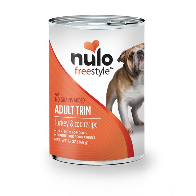 NULO Freestyle Turkey & Cod Recipe Grain-Free Adult Trim Canned Dog ...