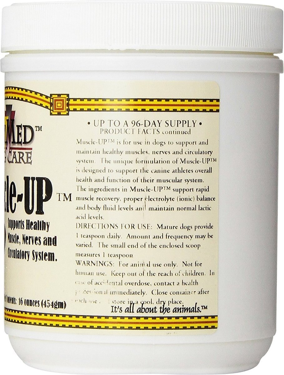 ANIMED Muscle-Up Dog Supplement, 16-oz tub - Chewy.com