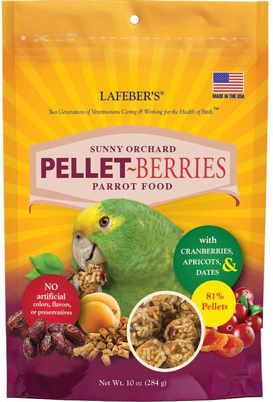 LAFEBER Pellet-Berries Sunny Orchard Parrot Food, 10-oz bag - Chewy.com