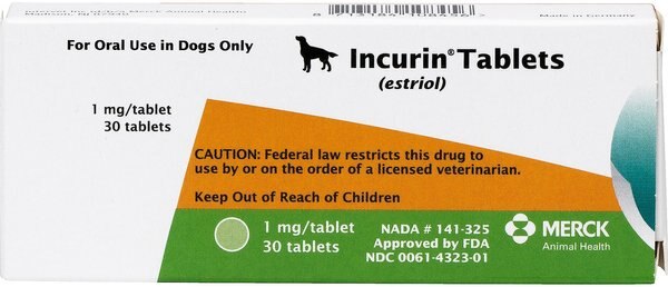 INCURIN (Estriol) Tablets for Dogs, 1-mg - Easy Refills | Chewy Rx