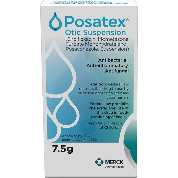 POSATEX Otic Suspension for Dogs, 7.5-g - Chewy.com