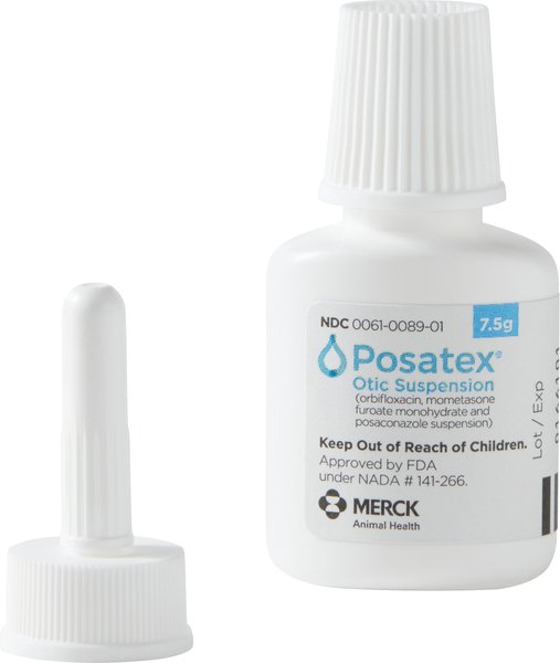 POSATEX Otic Suspension for Dogs, 7.5-g - Chewy.com