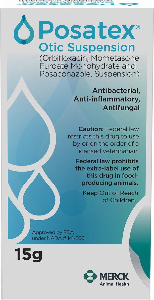 POSATEX Otic Suspension for Dogs, 15-g - Chewy.com