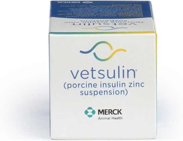 VETSULIN (porcine insulin zinc suspension) U-40 Injectable for Dogs ...