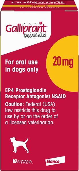 GALLIPRANT (grapiprant) Tablets for Dogs, 20-mg, 1 tablet - Chewy.com