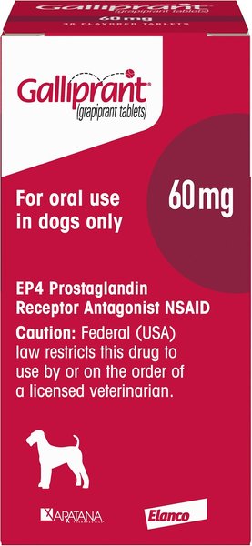 GALLIPRANT (grapiprant) Tablets for Dogs, 60-mg, 1 tablet - Chewy.com