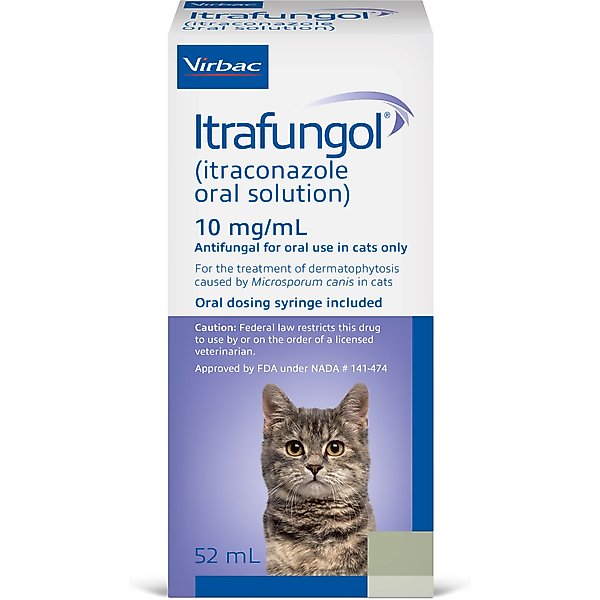 ITRAFUNGOL (itraconazole) Oral Solution for Cats, 10-mg/mL, 52-mL ... ITRAFUNGOL (itraconazole) Oral Solution for Cats, 10-mg/mL, 52-mL ...
