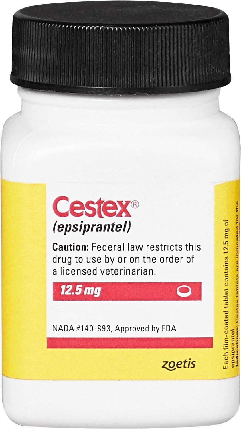 CESTEX Tablet for Dogs & Cats, 12.5 mg, 1 Tablet - Chewy.com