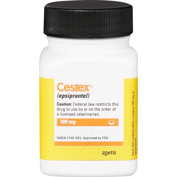 CESTEX Tablet for Dogs & Cats, 100 mg, 1 Tablet - Chewy.com