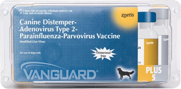 Discontinued - VANGUARD Plus 5 Vaccine for Dogs, 25 treatments - Chewy.com