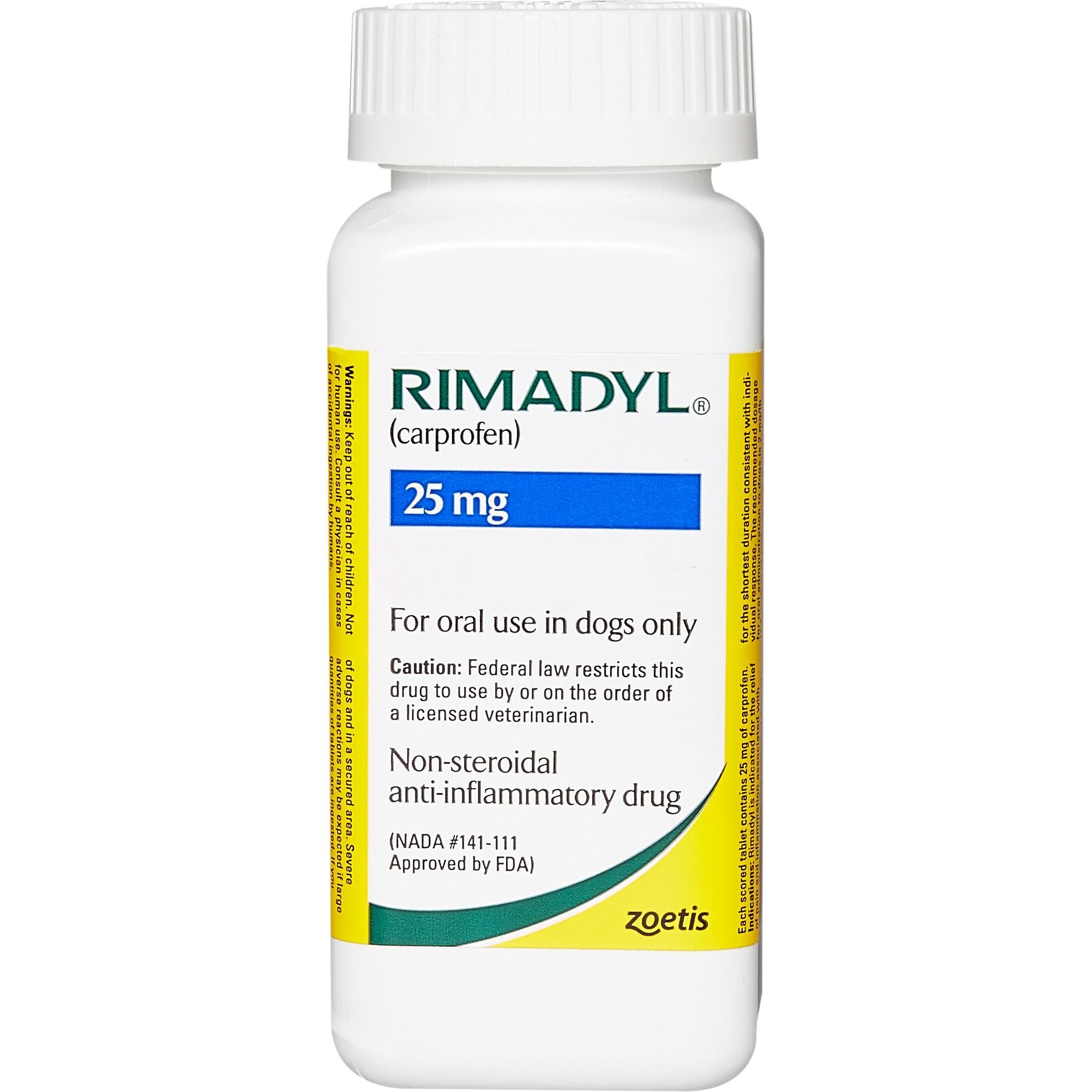 RIMADYL (carprofen) Chewable Tablets for Dogs, 25-mg, 1 tablet - Chewy.com