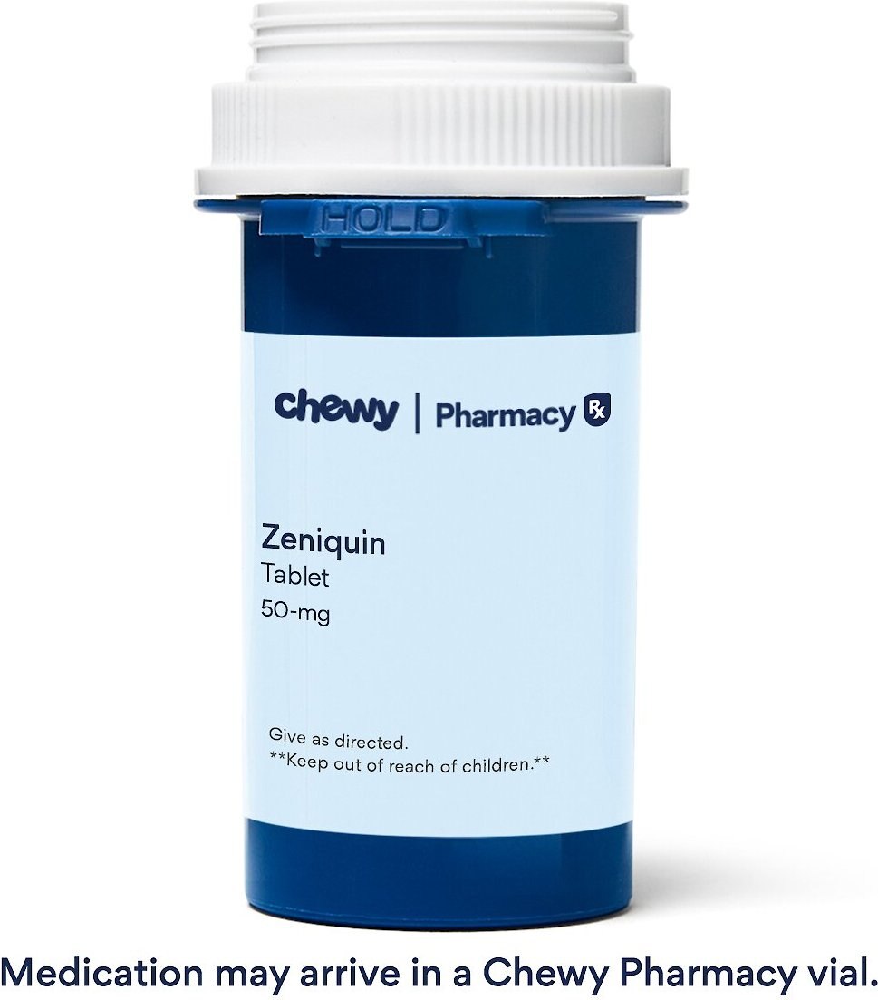 ZENIQUIN (marbofloxacin) Tablets for Dogs & Cats, 50-mg, 1 tablet ...
