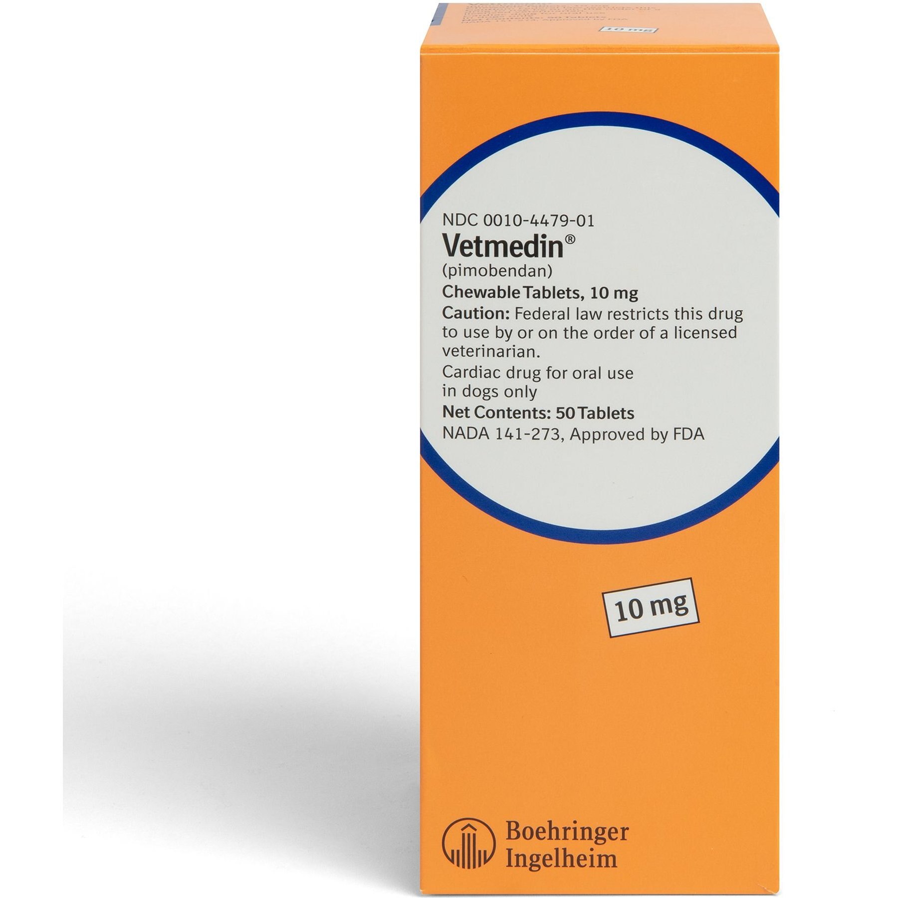 VETMEDIN (pimobendan) Chewable Tablets for Dogs, 50 tablets, 10-mg ...