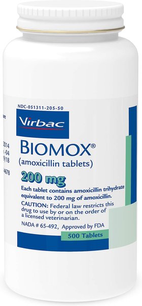 BIOMOX (Amoxicillin) Tablets for Dogs, 200-mg - Easy Refills | Chewy Rx