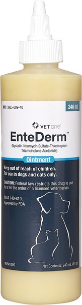 Discontinued - ENTEDERM Topical Ointment for Dogs & Cats, 240-mL - Easy ...