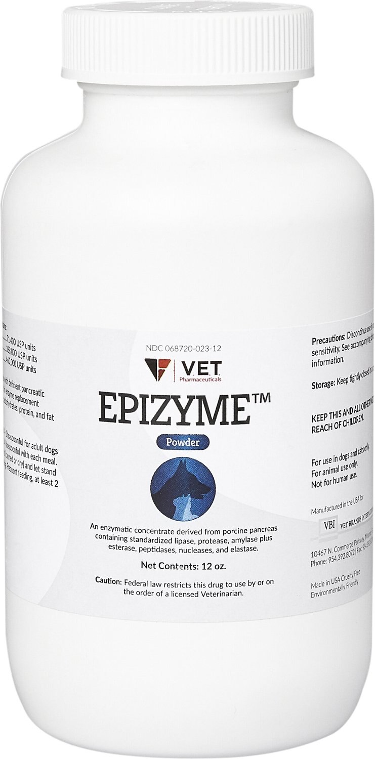 EPIZYME Powder for Dogs & Cats, 12-oz - Chewy.com