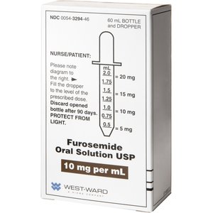 FUROSEMIDE (Generic) Tablets For Dogs & Cats, 60 tablets, 80-mg - Chewy.com