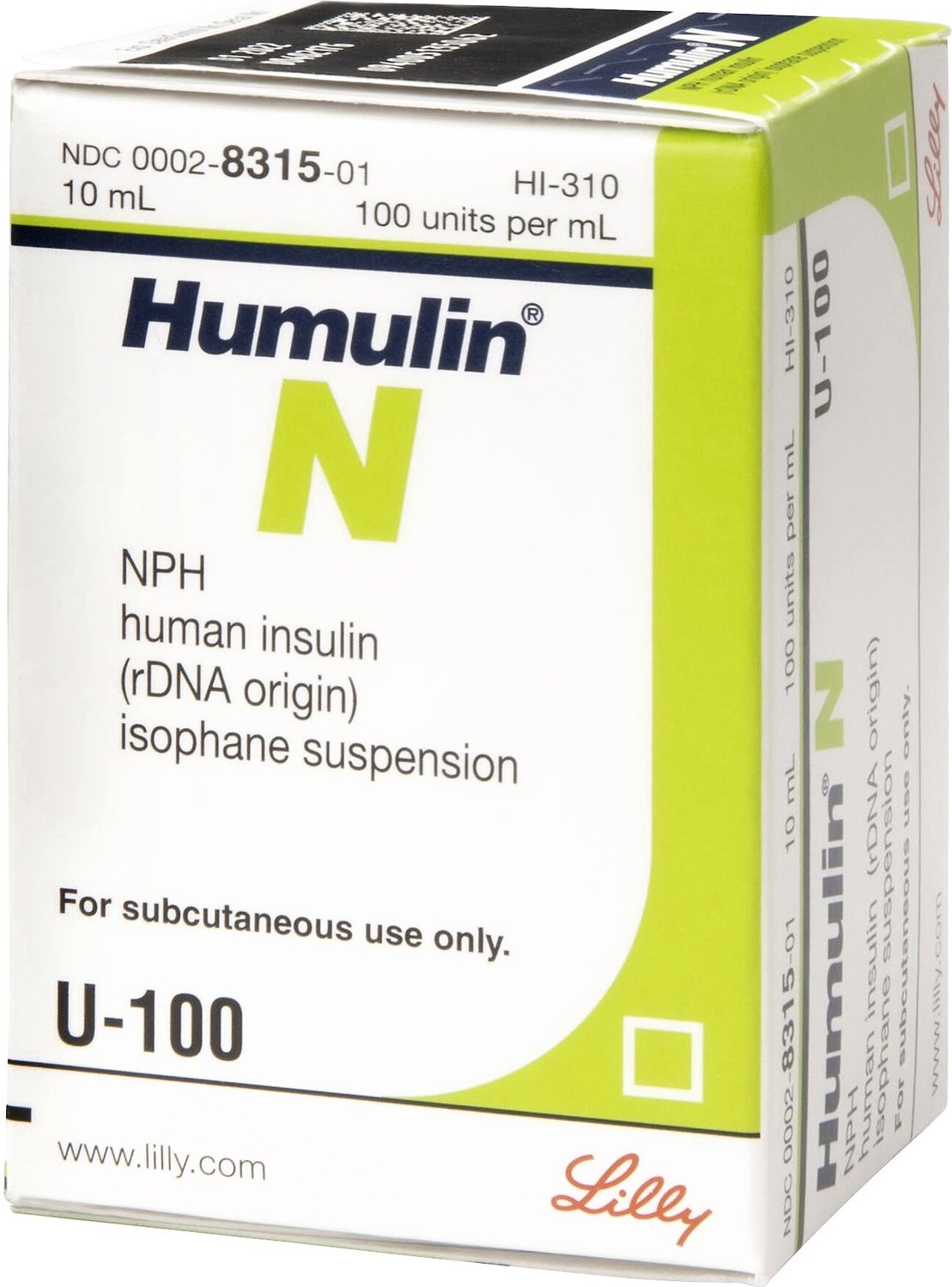 HUMULIN N NPH Human Insulin rDNA Origin Isophane Suspension U 100 HUMULIN N NPH Human Insulin rDNA Origin Isophane Suspension U 100