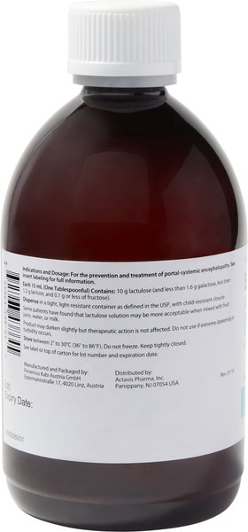 LACTULOSE (Generic) Oral Solution, 10g/15mL, 16-oz - Chewy.com