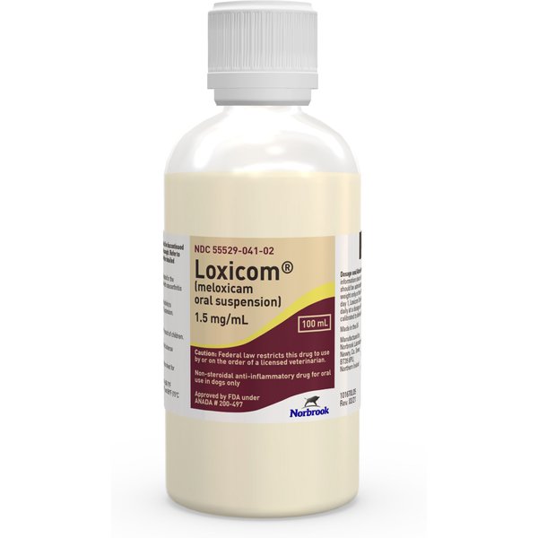 MELOXICAM (Generic) Oral Suspension for Dogs, 1.5 mg/mL, 100-mL - Chewy.com