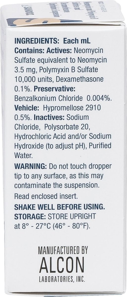 NEO-POLY-DEX (Generic) Ophthalmic Suspension, 5-mL - Easy Refills ...