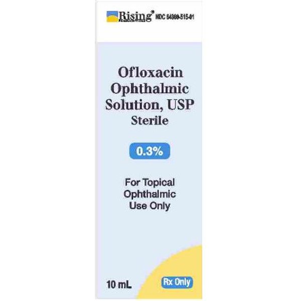 OFLOXACIN (Generic) Ophthalmic Solution 0.3%, 10-mL - Chewy.com