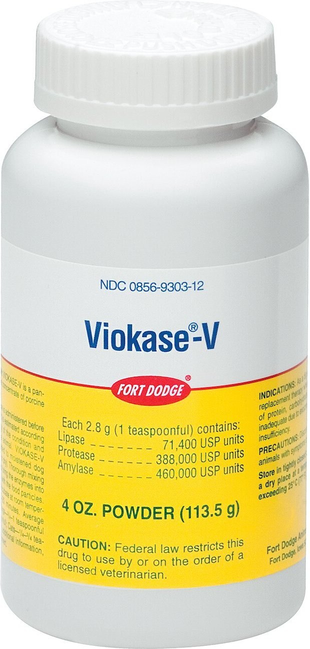 VIOKASE-V Powder for Dogs & Cats, 4-oz - Chewy.com