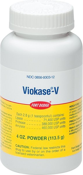 VIOKASE-V Powder for Dogs & Cats, 4-oz - Chewy.com