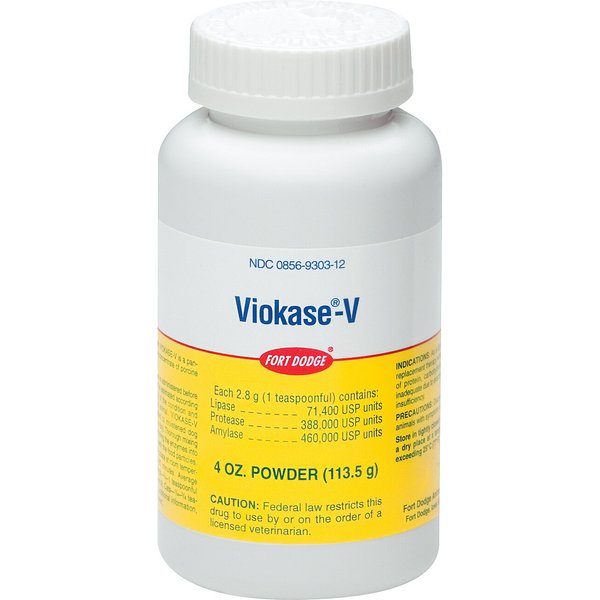 VIOKASE-V Powder for Dogs & Cats, 4-oz - Chewy.com