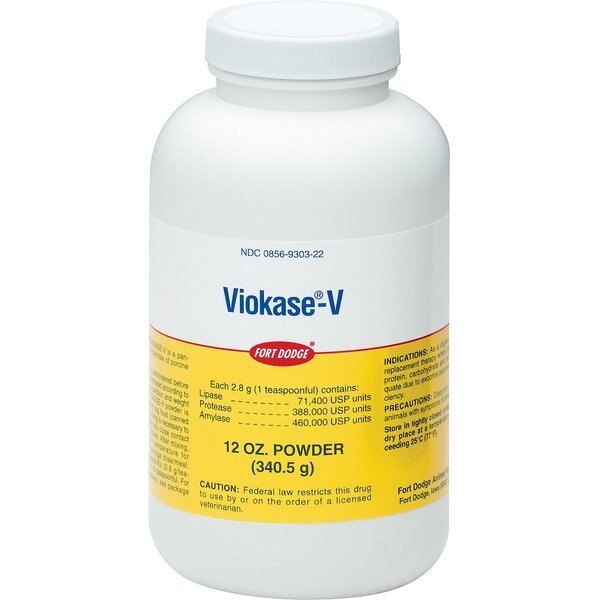 VIOKASE-V Powder for Dogs & Cats, 12-oz - Chewy.com