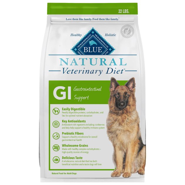 BLUE BUFFALO NATURAL VETERINARY DIET GI Gastrointestinal Support Dry ...
