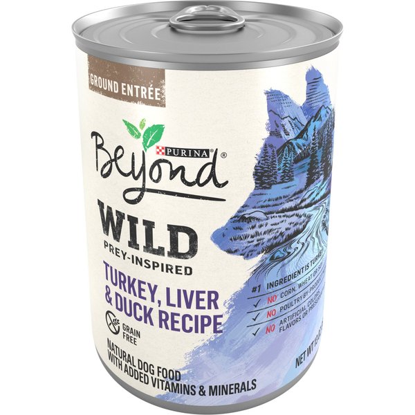 PURINA BEYOND Wild Prey-Inspired Grain-Free High Protein Turkey, Liver ...