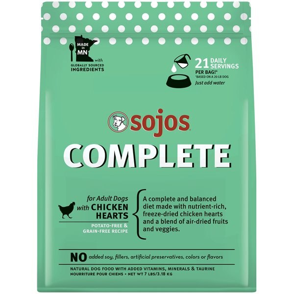 SOJOS Complete Chicken Recipe Adult Freeze-Dried Grain-Free Raw Dog ...