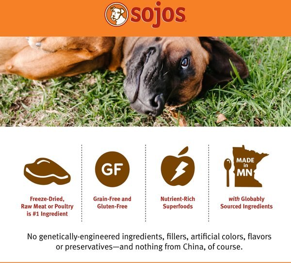 Out of Stock - SOJOS Complete Chicken Recipe Adult Freeze-Dried Grain ...