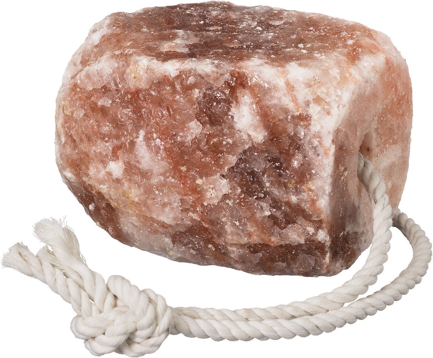 TOUGH-1 All-Natural Himalayan Rock Salt Block Horse Treat, 4.4-lb ...