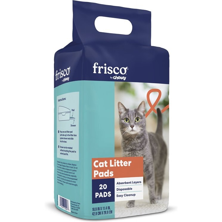 Cat Litter Pads: Kitty Litter Box Pads - Low Prices (Free Shipping) | Chewy