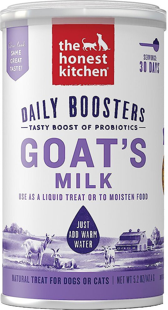 THE HONEST KITCHEN Daily Boosters Instant Goat's Milk with Probiotics ...