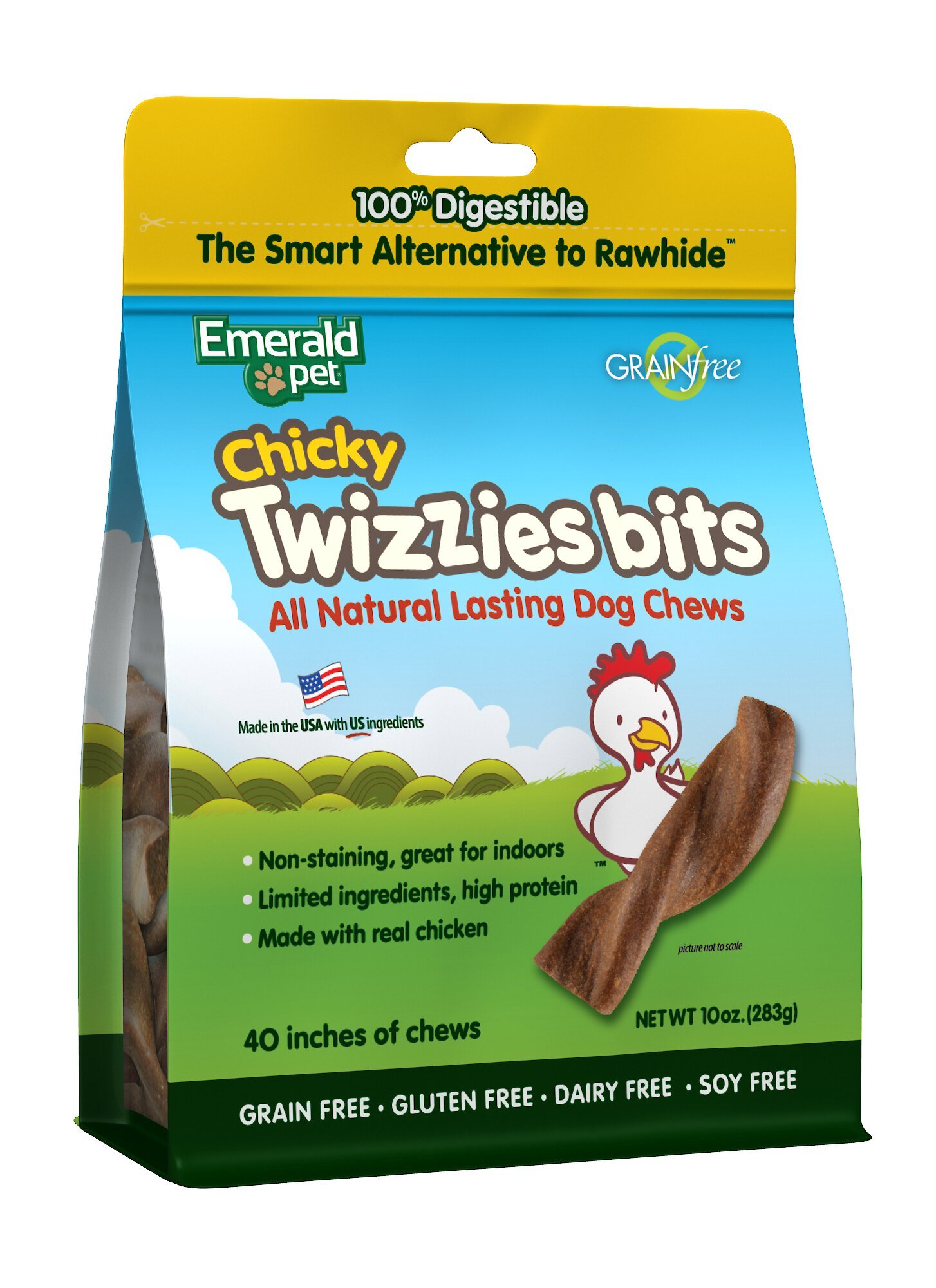 Questions and Answers about EMERALD PET Chicky Twizzies Bits Grain-Free ...