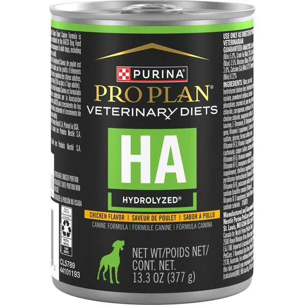 PURINA PRO PLAN VETERINARY DIETS HA Hydrolyzed Chicken Flavor Wet Dog ...