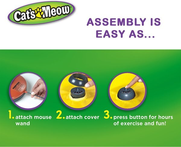 Discontinued - CAT'S MEOW Motorized Chaser Cat Toy - Chewy.com