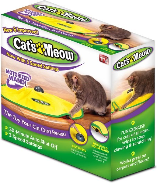 Discontinued - CAT'S MEOW Motorized Chaser Cat Toy - Chewy.com